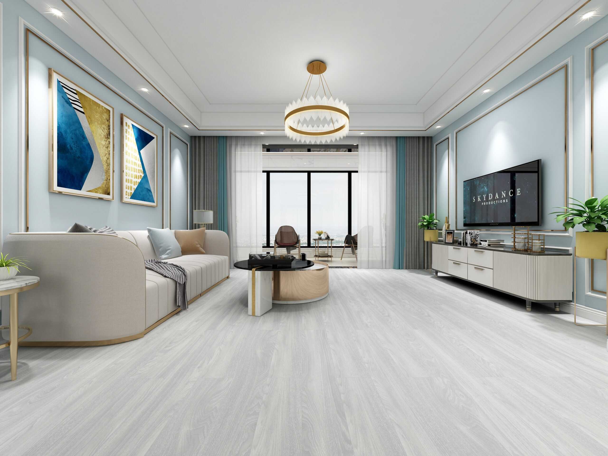 Roble Gris Piso Vinilico - Hauster